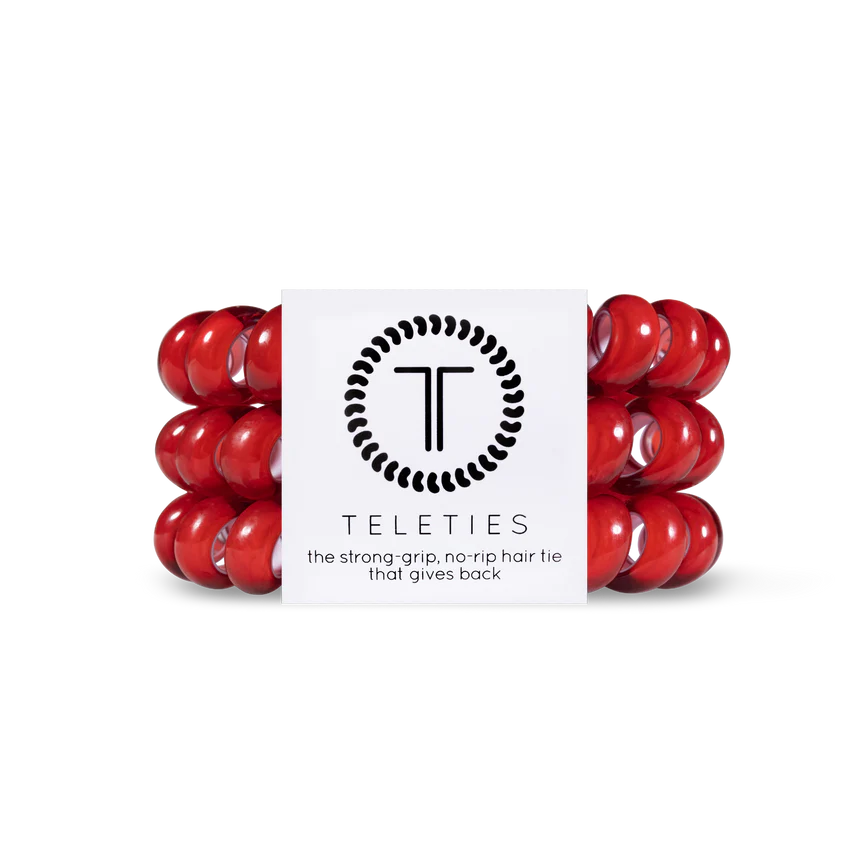 LARGE TELETIES SCARLET RED — Jernigan's